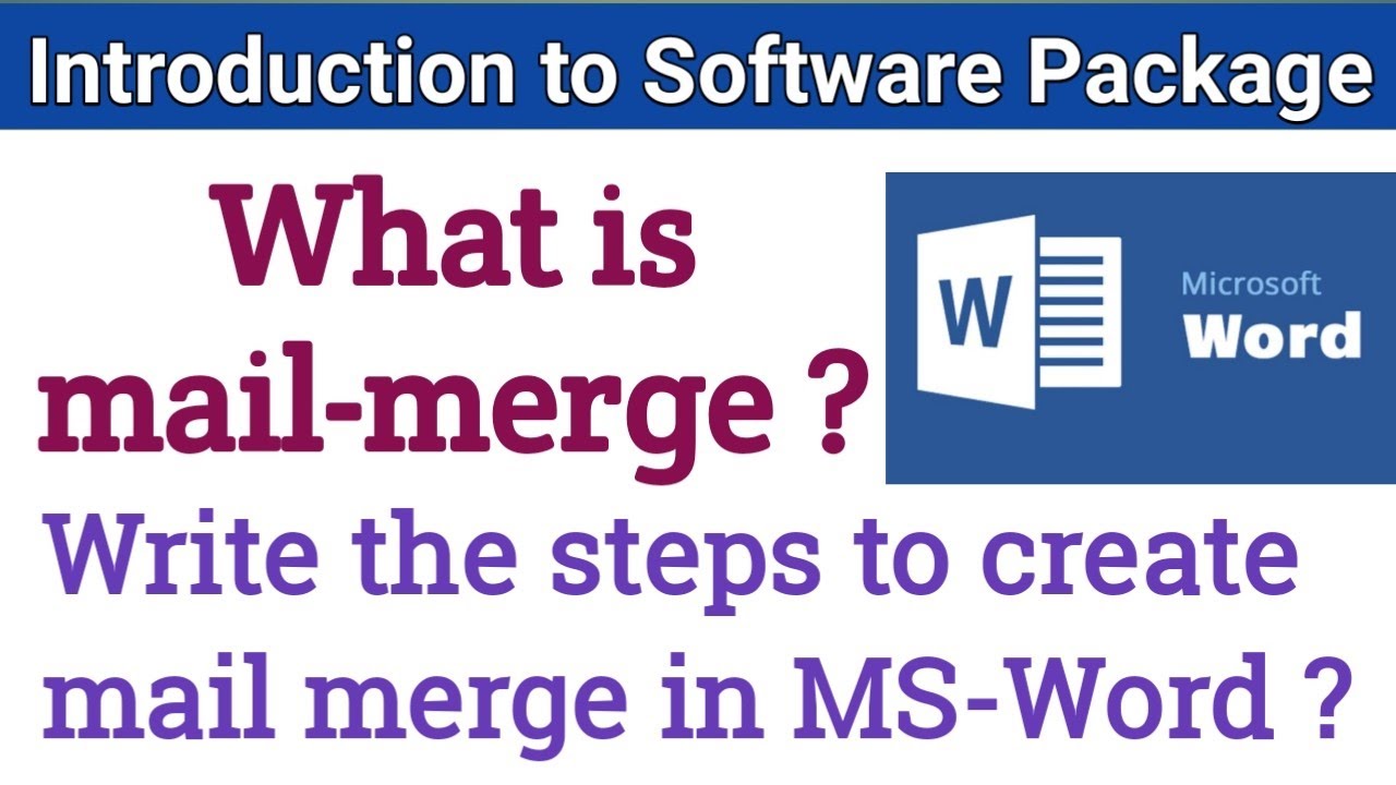 What Is Mail merge II How To Create Mail merge In MS Word YouTube what-is-mail-merge-ii-how-to-create-mail-merge-in-ms-word-youtube