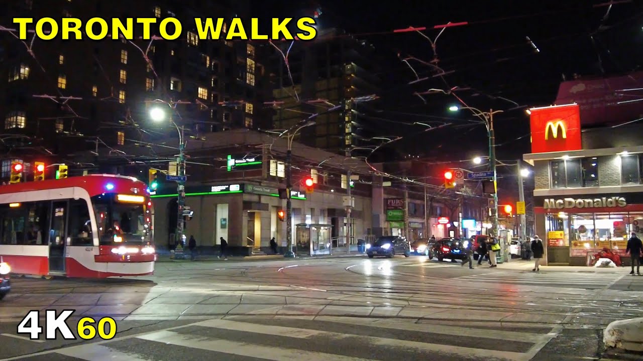 Toronto Friday Night Lockdown Walk on Queen & King West - December 4 ...