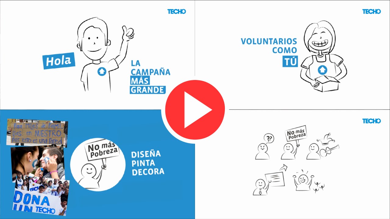 Ser voluntario de TECHO en la Gran Colecta Nacional - YouTube