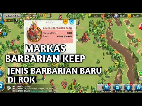 NEW BARBARIAN DI ROK, "BARBARIAN KEEP" | Rise Of Kingdom Indonesia ...