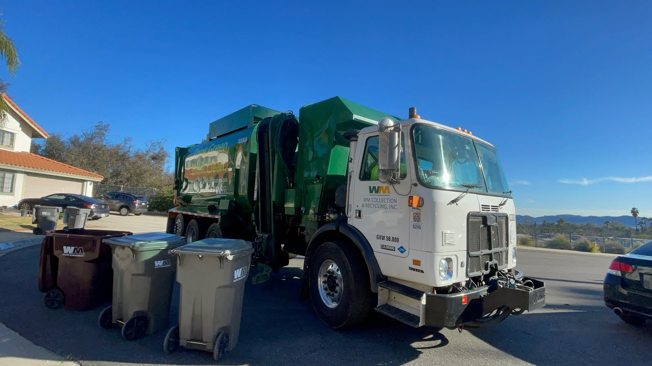 Waste Management 103303 Autocar Amrep ASL - YouTube