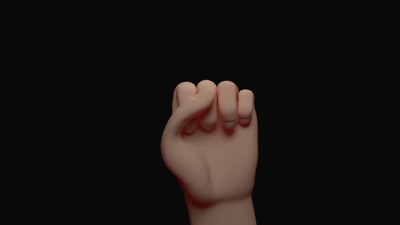 hand animation in blender - YouTube
