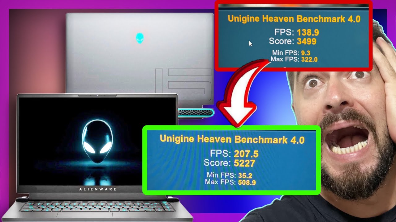 Alienware m15 r6 - Coloquei windows 10 pro !!! vejam o resultado ...