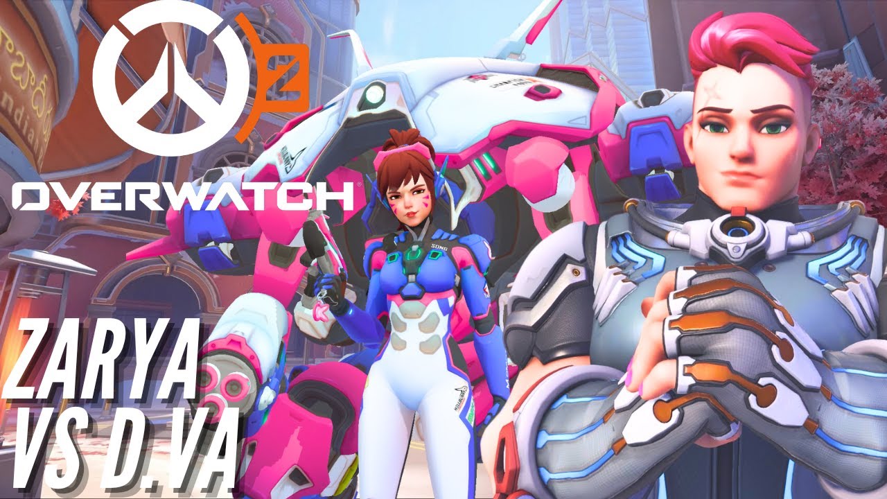 Zarya VS D.VA (ZARYA COMP GRINDING) - Overwatch 2 - YouTube