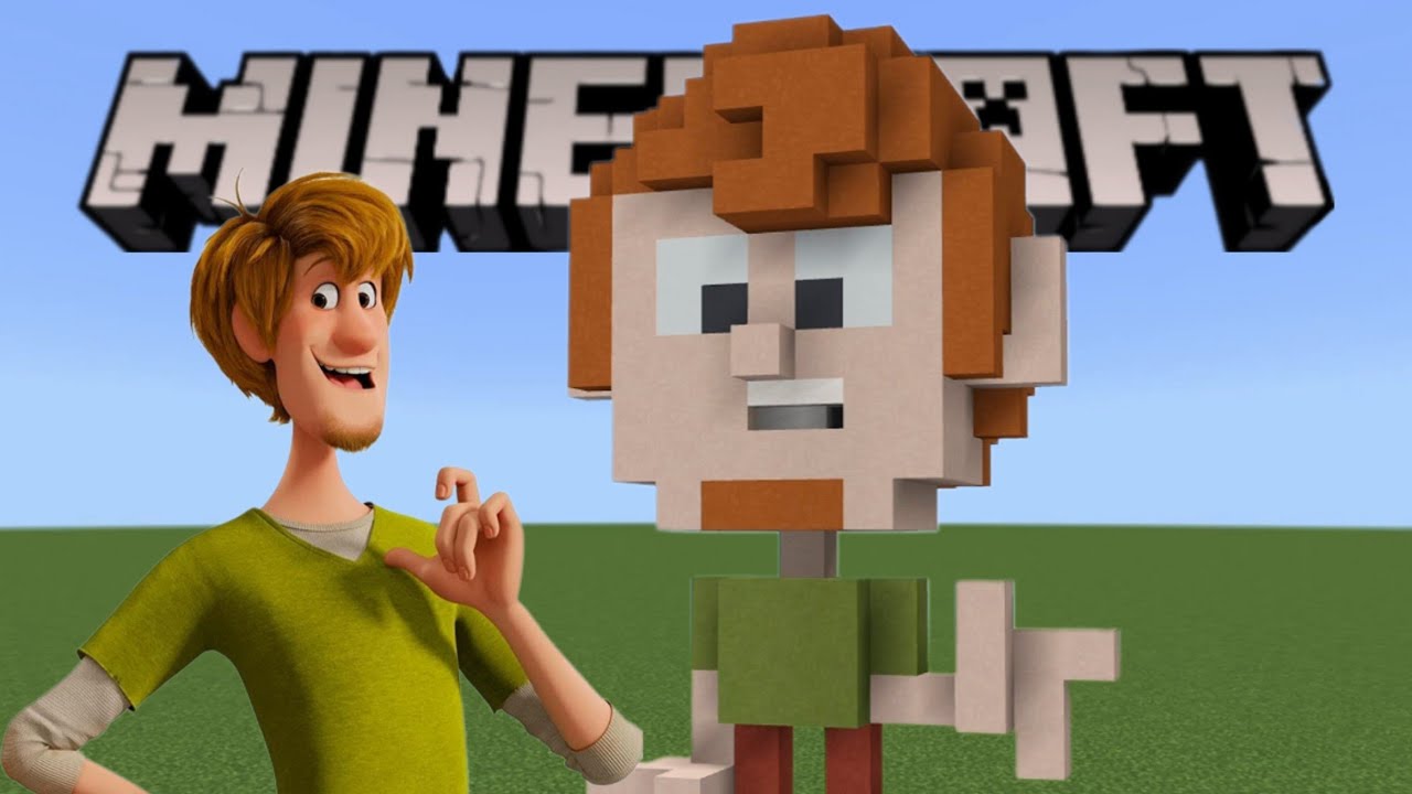 How to build Shaggy in Minecraft (Scooby-Doo) - YouTube