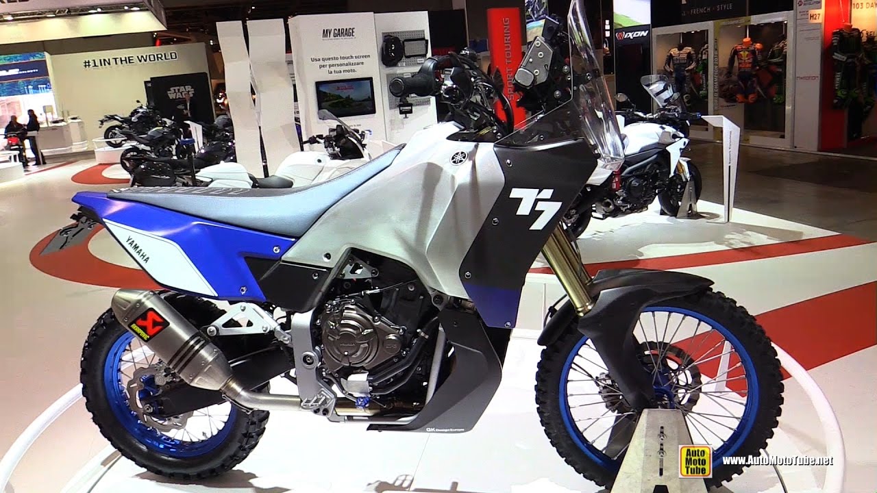 2017 Yamaha Tenere T7 Concept - Walkaround - 2016 EICMA Milan - YouTube