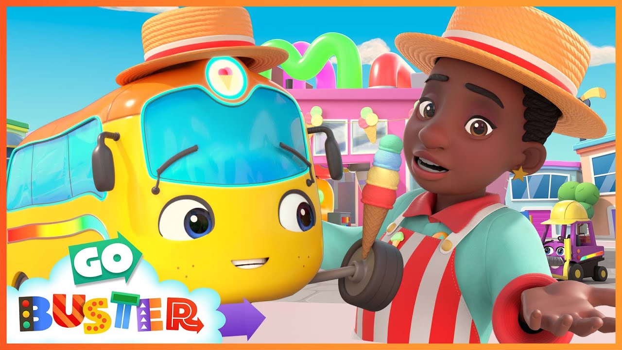 NEW! The Giant Ice Cream Thieves | Go Buster - Bus Cartoons & Kids ...