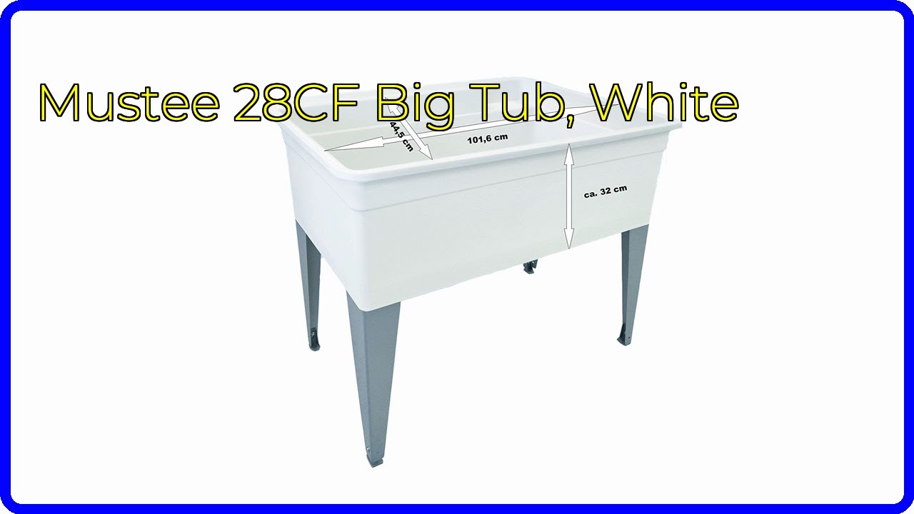 REVIEW (2026): Mustee 28CF Big Tub, White. ESSENTIAL details. - YouTube