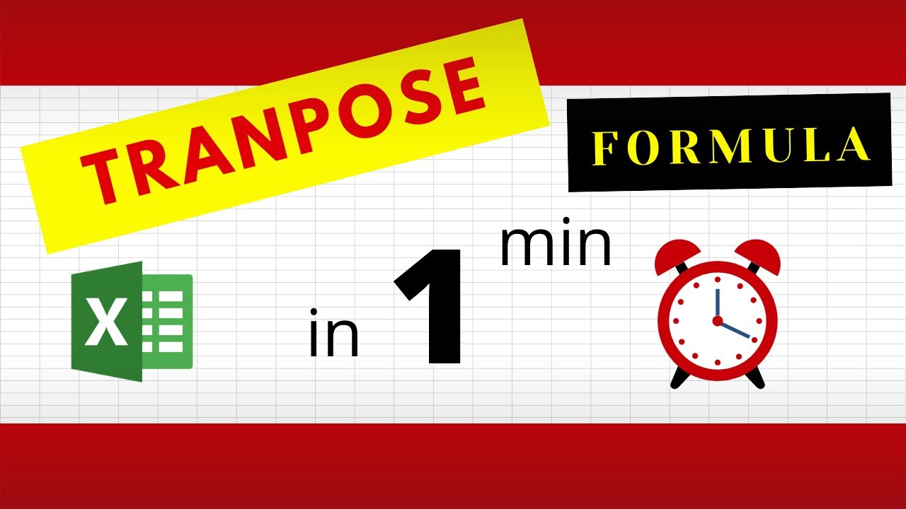 How To Use TRANSPOSE Formula In 1 Minute Transpose Formula YouTube how-to-use-transpose-formula-in-1-minute-transpose-formula-youtube