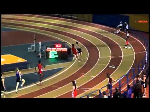 Trey Cunningham of Winfield sets a state class record in the 400m (50.3 ...