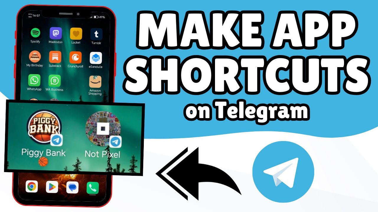 How to Add Telegram Mini Apps to Home Screen - Make Shortcuts - YouTube
