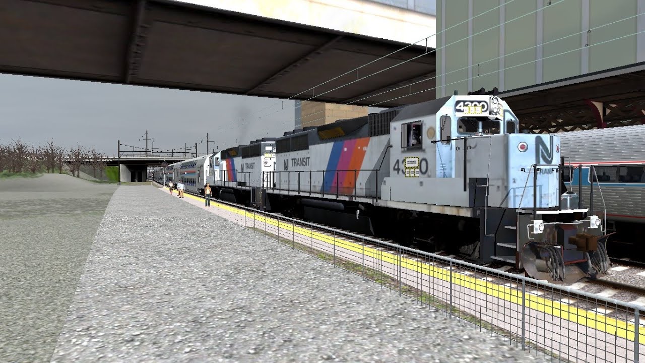 Train Simulator 2015: NJT: GP40, ACES, NJT bi levels equipment move ...