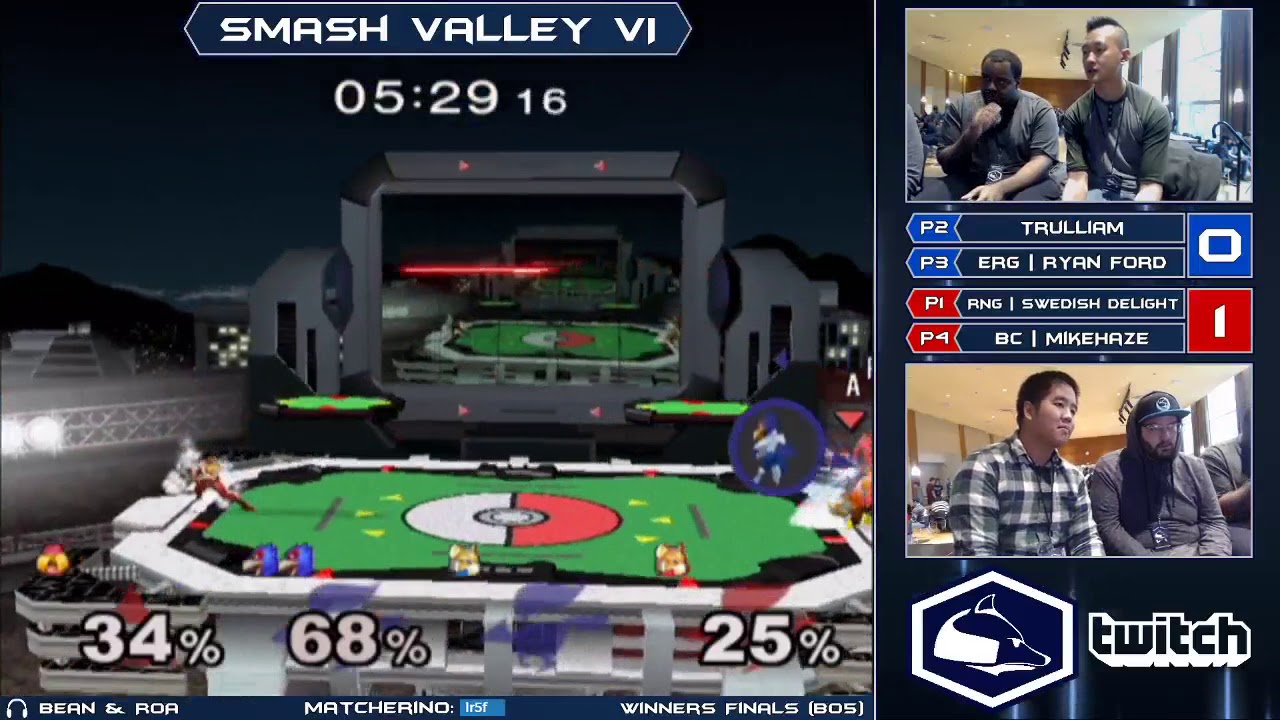 Smash Valley VI Melee Doubles - Trulliam + Ryan Ford (B) vs Swedish ...