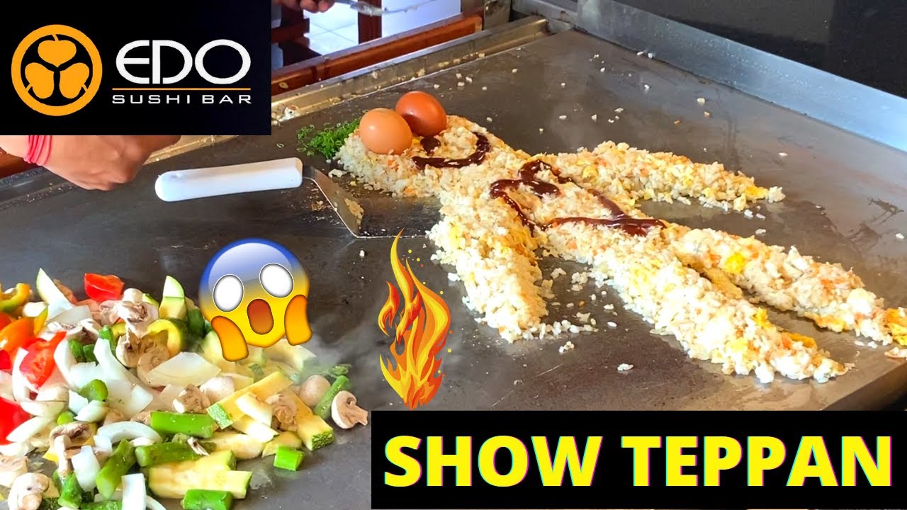 EDO SUSHI BAR😱🔥TEPPANYAKI SHOW🍣EXPERIENCIA TEPPAN MATSU🎉¿La MEJOR COMIDA JAPONESA de LIMA PERÚ?😋 ...