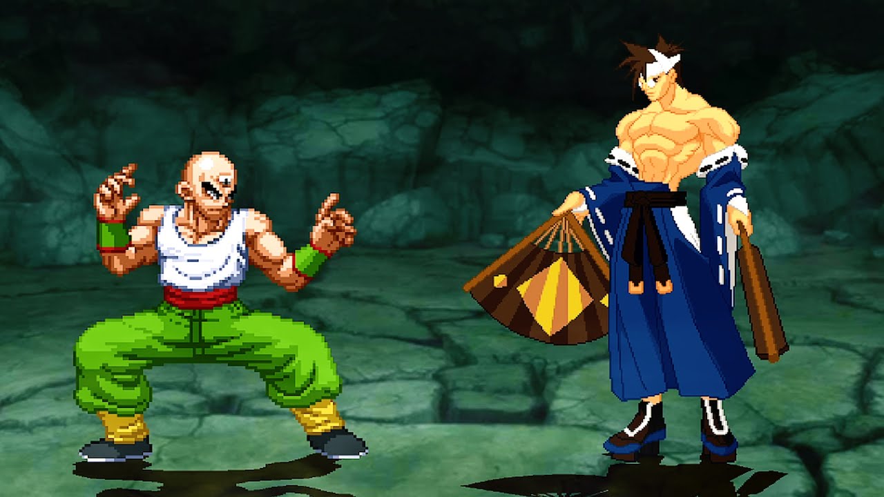 Tien Shinhan Vs. Anji Mito - Fan Wielding Warrior - YouTube