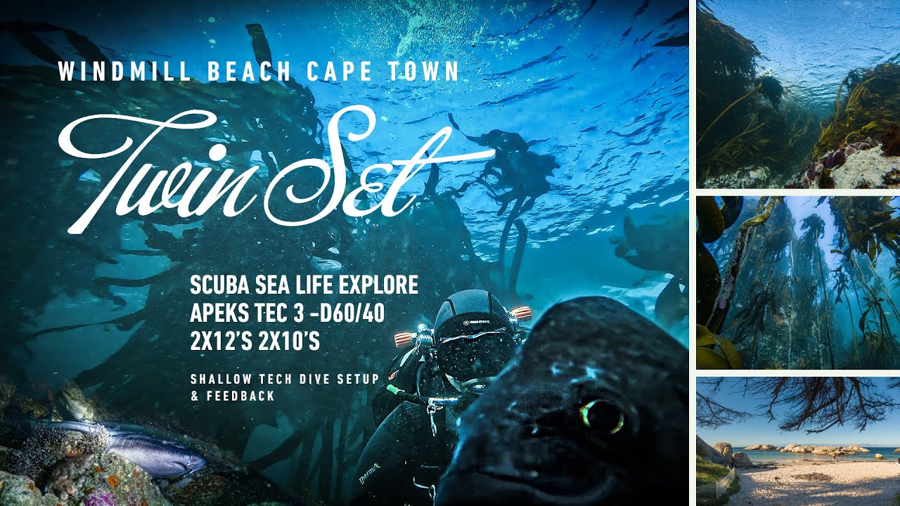 Twins Set Scuba Diving with 10&12lt. Tek3 WTX D60 & D40 BC Review ...