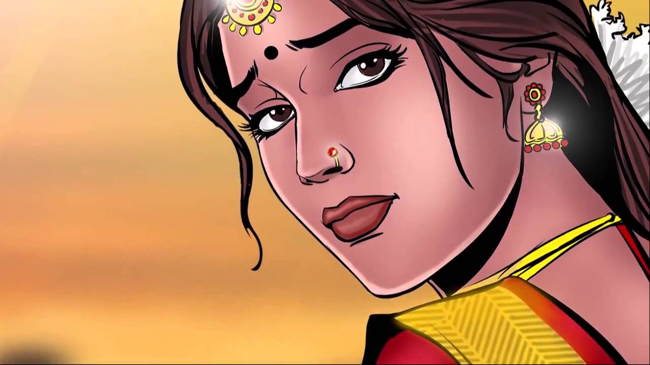 Sivappu Kal Mookuthi Girl with a Red Nose Ring Comic Book Trailer - YouTube