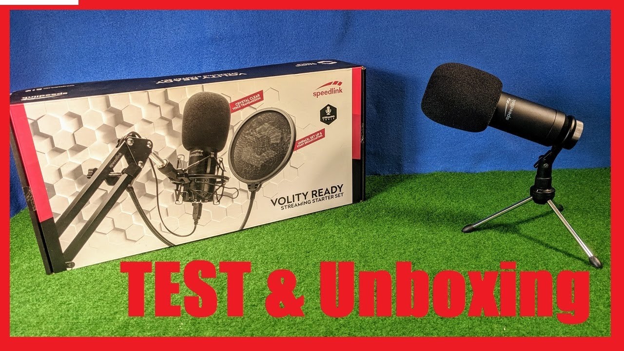 Speedlink Volity Ready | Test - Streamer Mikrofon - YouTube