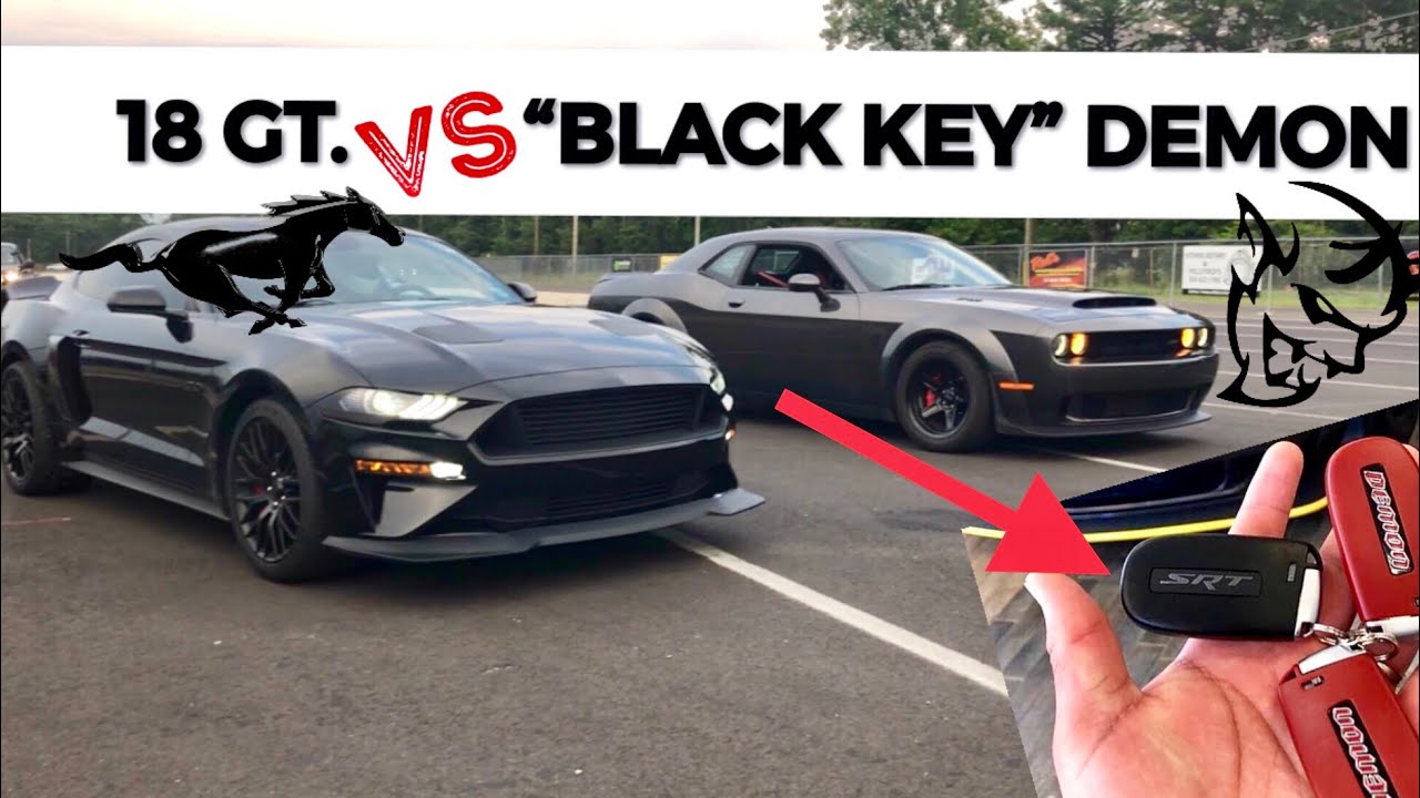 Dodge DEMON Destroyed BY MUSTANG GT in 1/4 Mile! (Full Results with ...