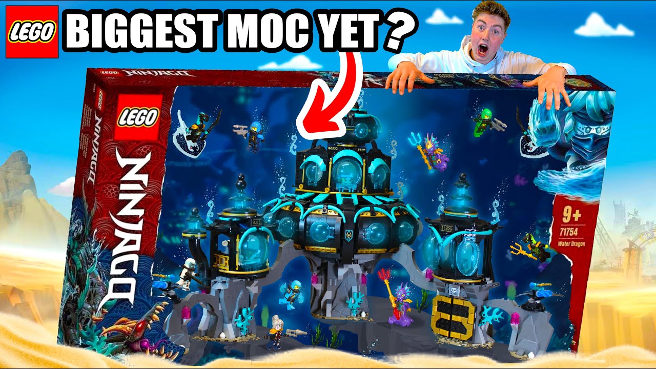Biggest LEGO City of Merlopia Ninjago MOC... - YouTube