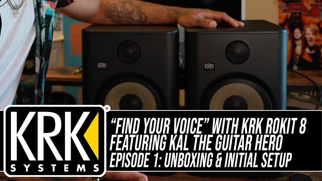 KRK Rokit 8 "Find Your Voice" Challenge with Kal the Guitar Hero ...