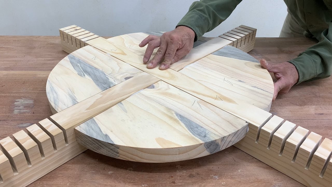 Creative Craft Woodworking Project // Design Dining Table With Cool ...