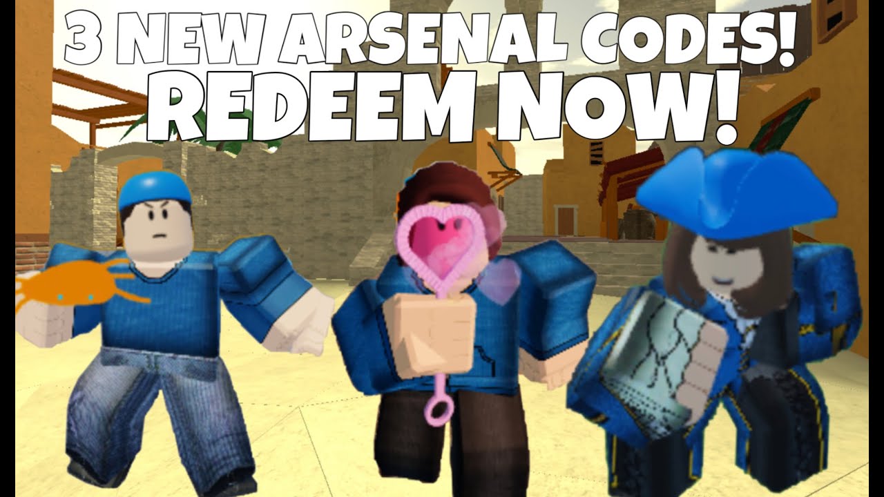 3 NEW ARSENAL CODES OUT! REDEEM NOW! - YouTube