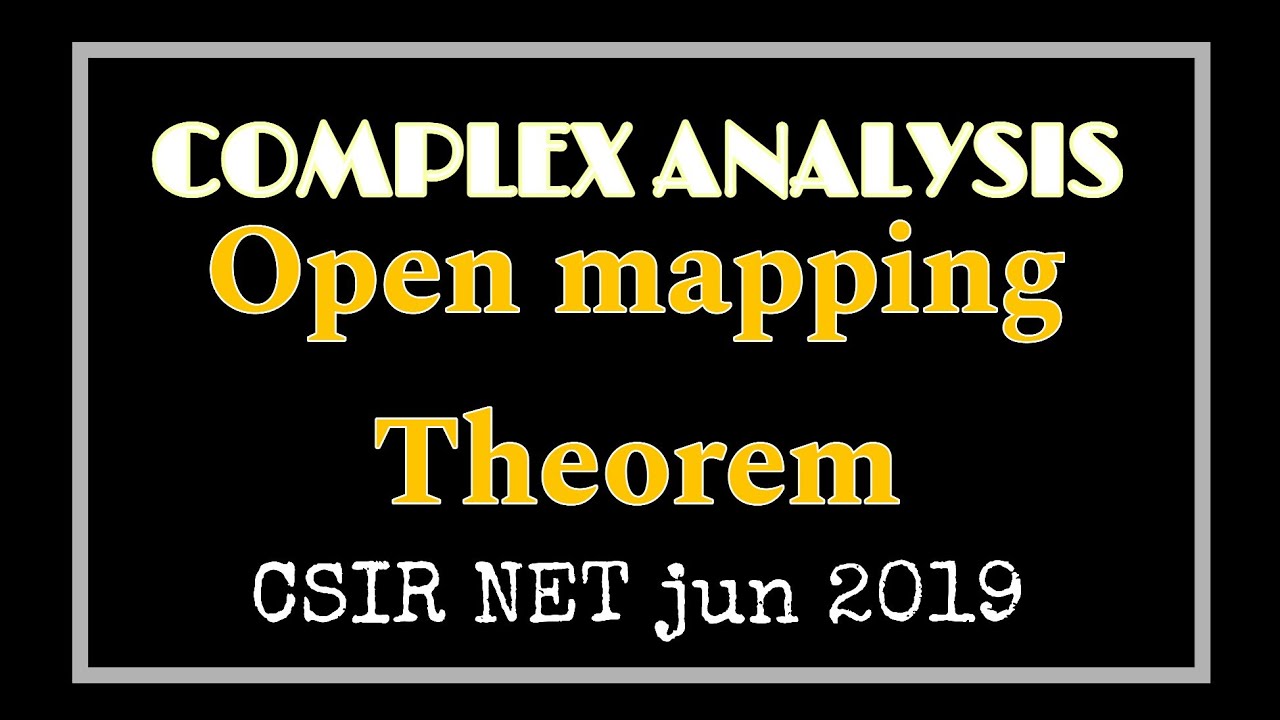 #28||Open mapping Theorem (Complex analysis) ||Maths for Graduates ...