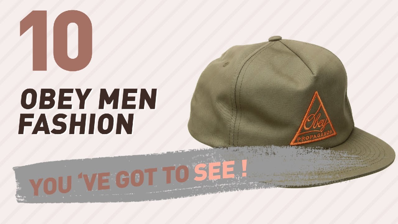 Obey Men Fashion Best Sellers // UK New & Popular 2017 - YouTube