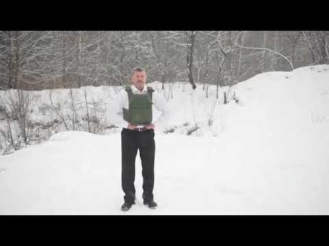 Çelik yeleği şirket CEO'su böyle test etti