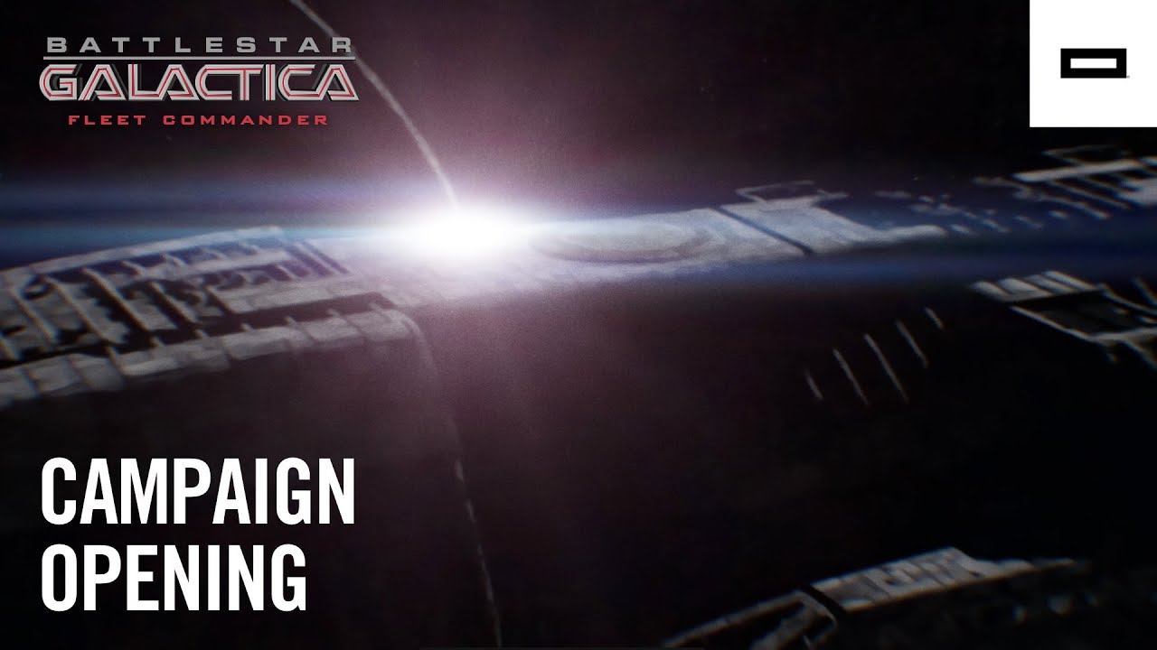 Battlestar Galactica: Fleet Commander — Campaign Opening - YouTube