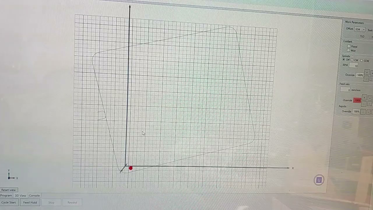 grblHAL and IOSender - Gcode rotation - YouTube