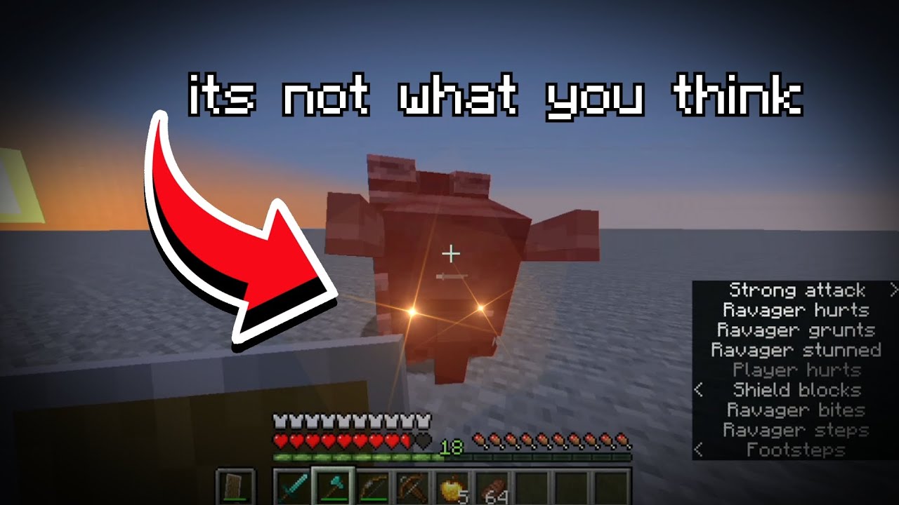 Fighting Minecraft Java's Ravager - YouTube