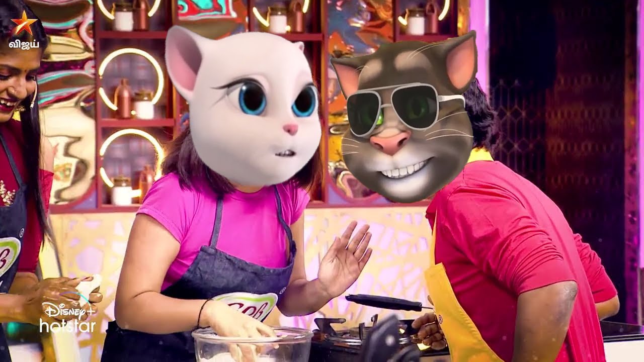 Cook with comali Sunitha Singing Comedy || #Angela Version | #Cartoon ...