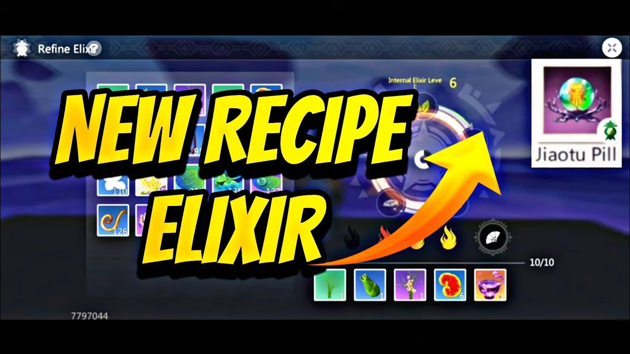 UTOPIA ORIGIN : NEW ELIXIR RECIPE REFINE || NEW UPDATE - YouTube