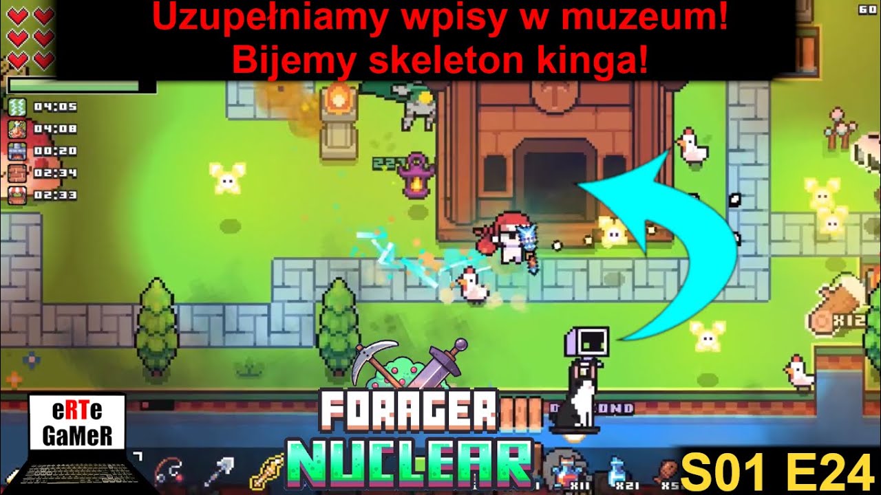 Uzupełniamy wpisy w muzeum! Bijemy Skeleton Kinga! | #Forager S01E24 ...