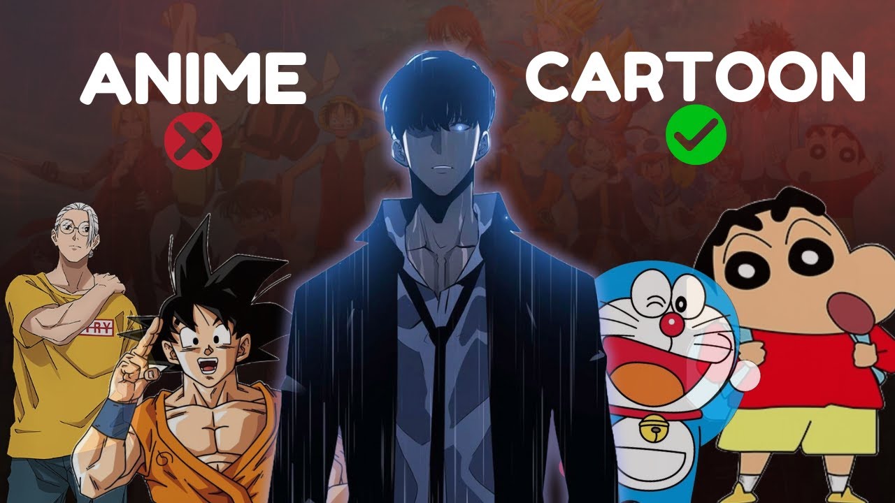 The Real Difference Between ANIME and CARTOONS for Fans - YouTube