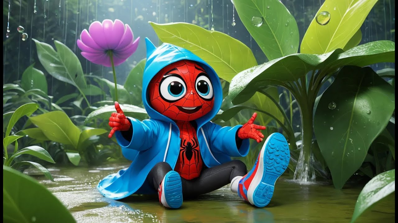 The Itsy Bitsy Spider's Rainy Race | Popular Nursery Rhyme ...
