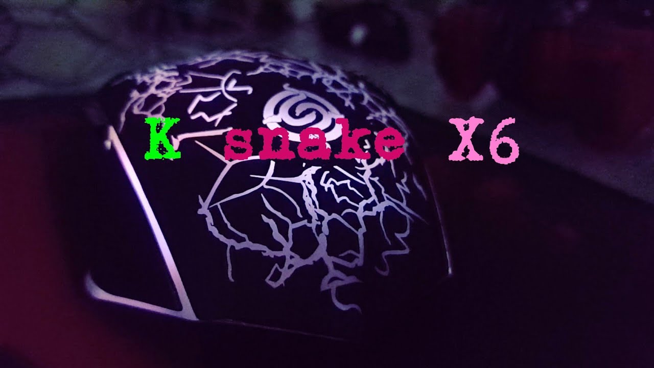 ការបើកប្រអប់ K snake X6 gaming mouse - YouTube