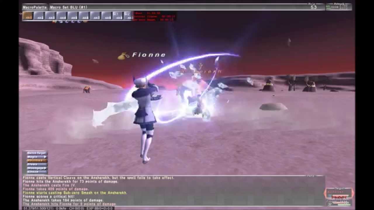 Final Fantasy XI - Blue Mage solo 5 Part Skillchain - YouTube