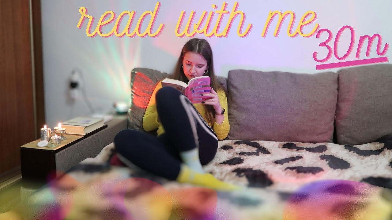 30 minutes READ WITH ME with calm background music [Real Time] reading ...