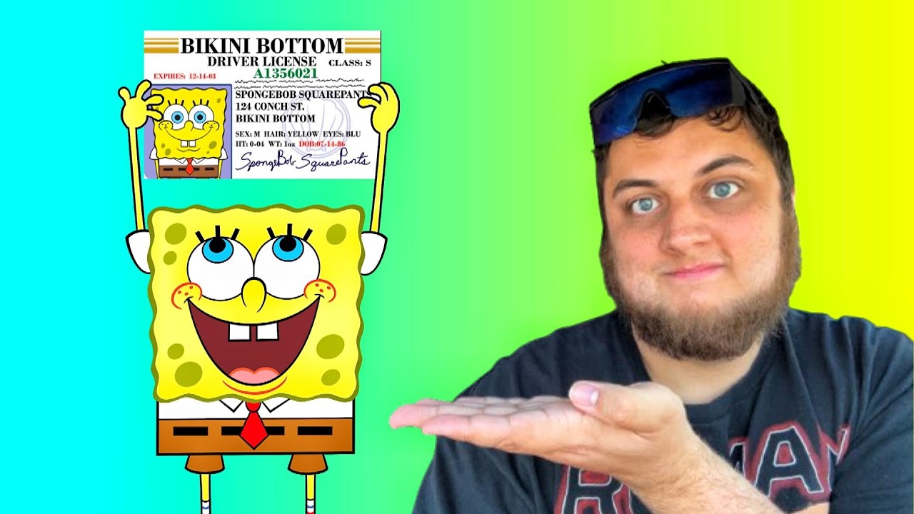 I Gave SpongeBob His Driver's License - YouTube