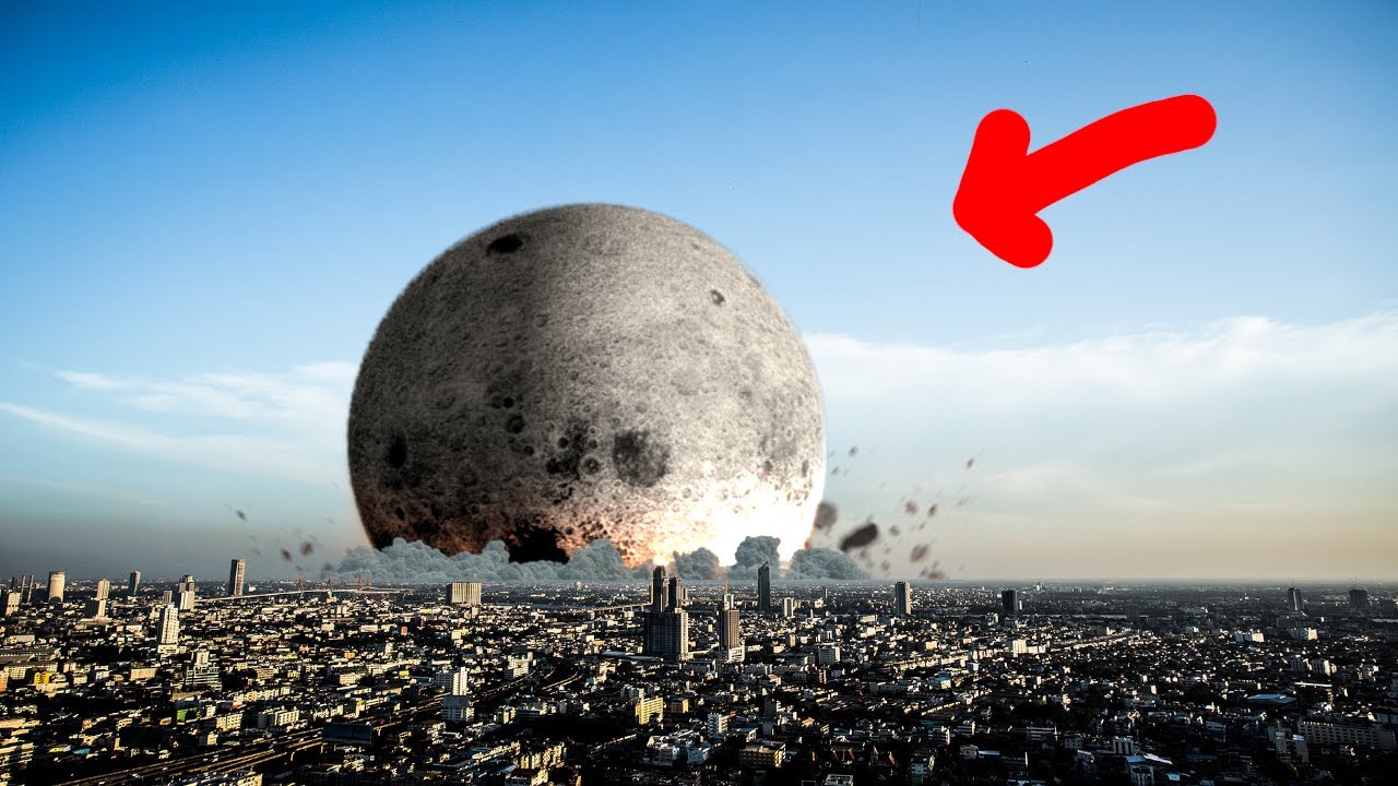 How I Made The Moon fall Using VFX... (After Effects Tutorial) - YouTube