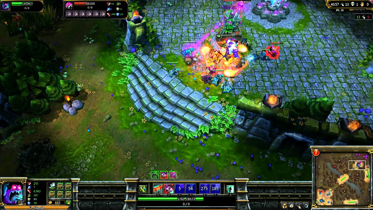 LOL DR MUNDO total warmog !! - YouTube