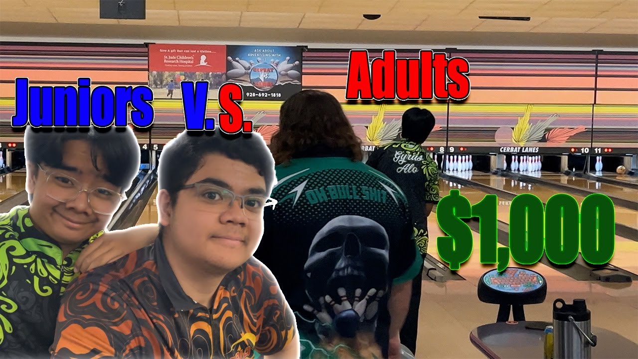 Junior Vs Adults for $1K | Bowlers Tournament Club - YouTube
