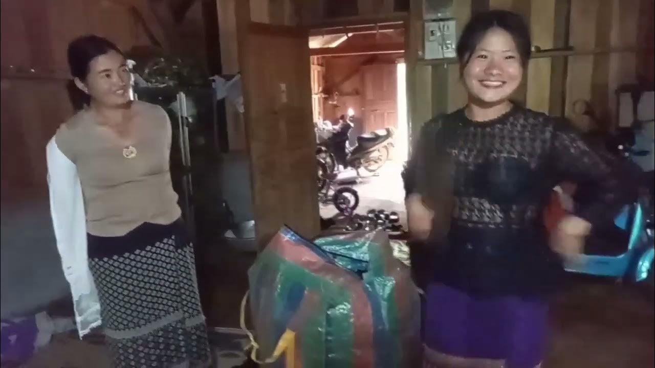 hnub no kuv niam lau tua saib niam hlob ntsav cov khaub ncaw os - YouTube