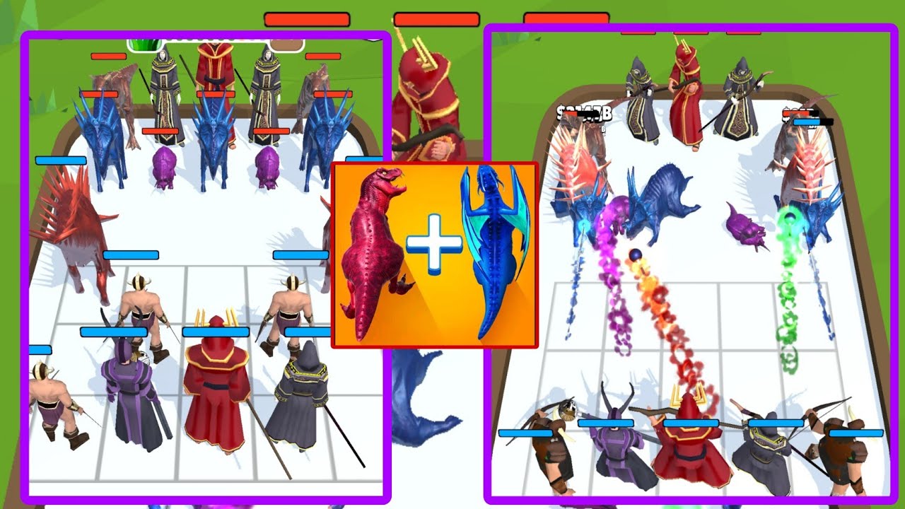 Merge Master || Merge Dinosaur fusion + Merge Battle Game ⭐⭐ Merge ...