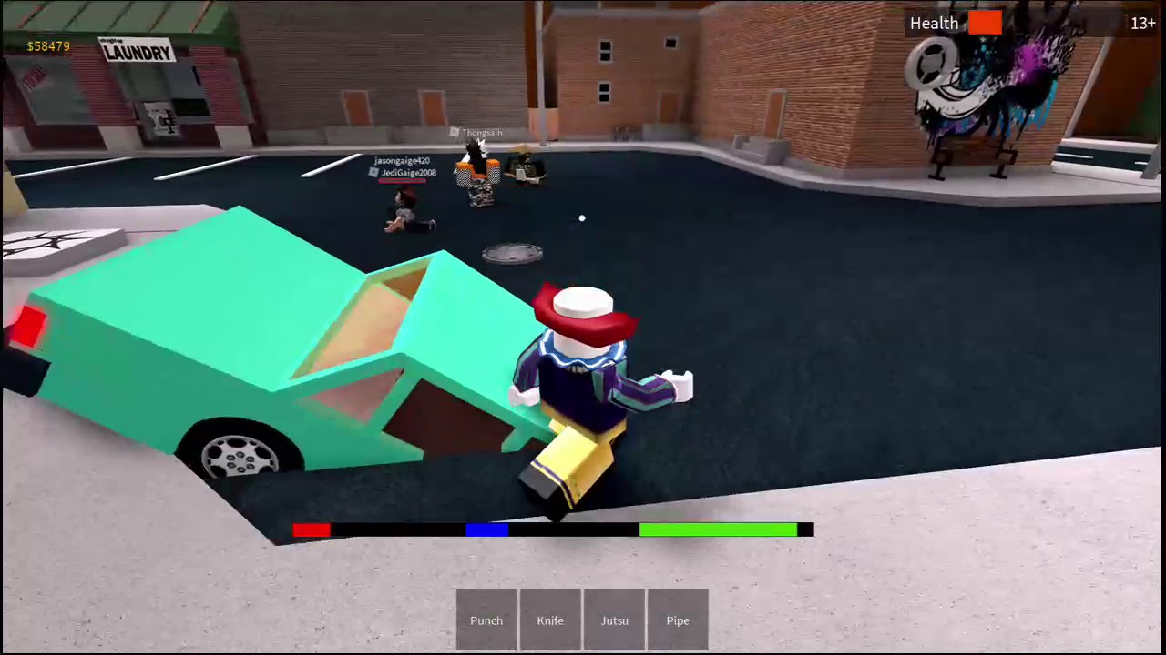 Robloxx Streets Pt. 2 Clowns roam streets - YouTube