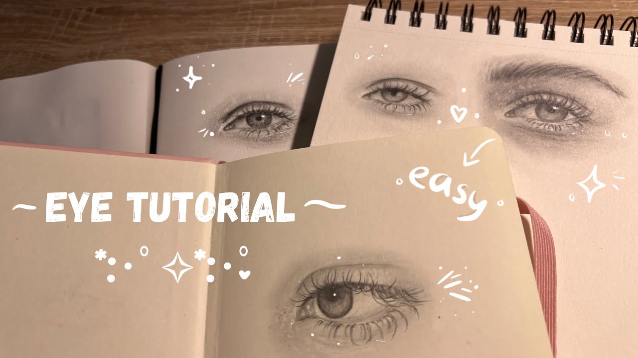 HOW TO DRAW AN EYE *ੈ ‧₊˚ for beginners┊easy - YouTube