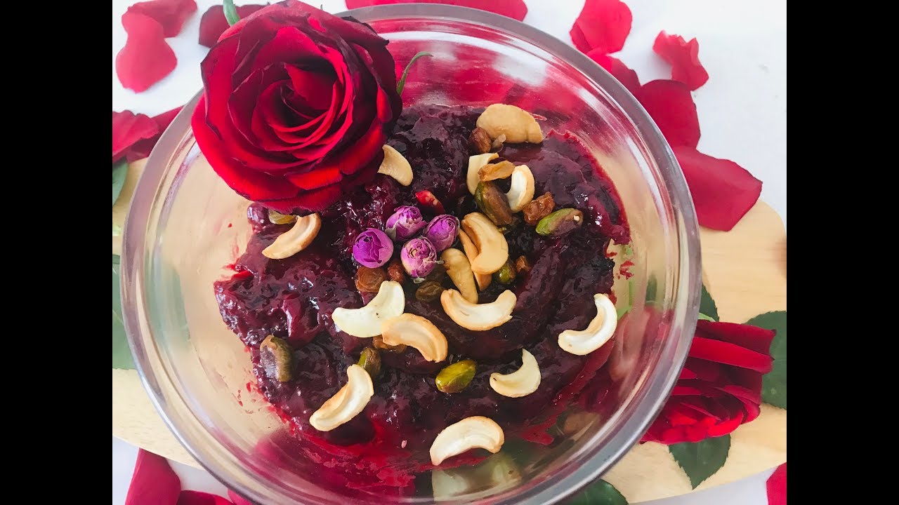Valentine’s Day special Rose 🌹 halwa #yummy#easy#recipe no -6 - YouTube
